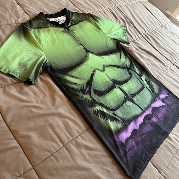 Marvel | Shirts | Mens Hulk Muscle Shirt Marvel Avengers Assemble Sz ...